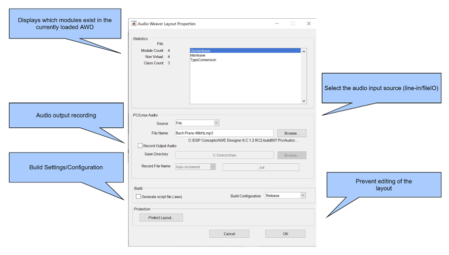 Preferences and Layout