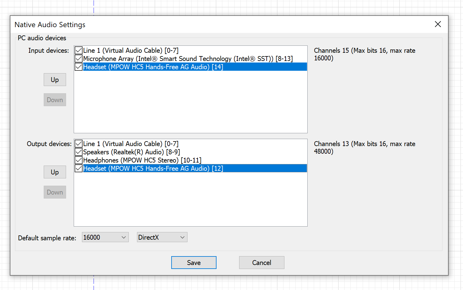 Preferences and Layout