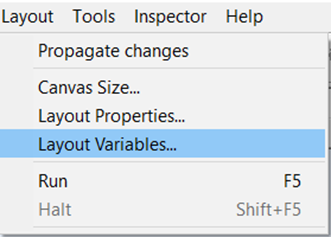 Layout Variables