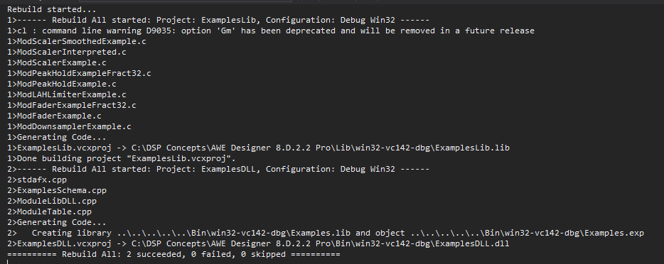 Debugging Custom Modules