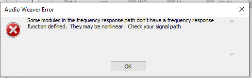 Frequency Response Measurements in Audio Weaver