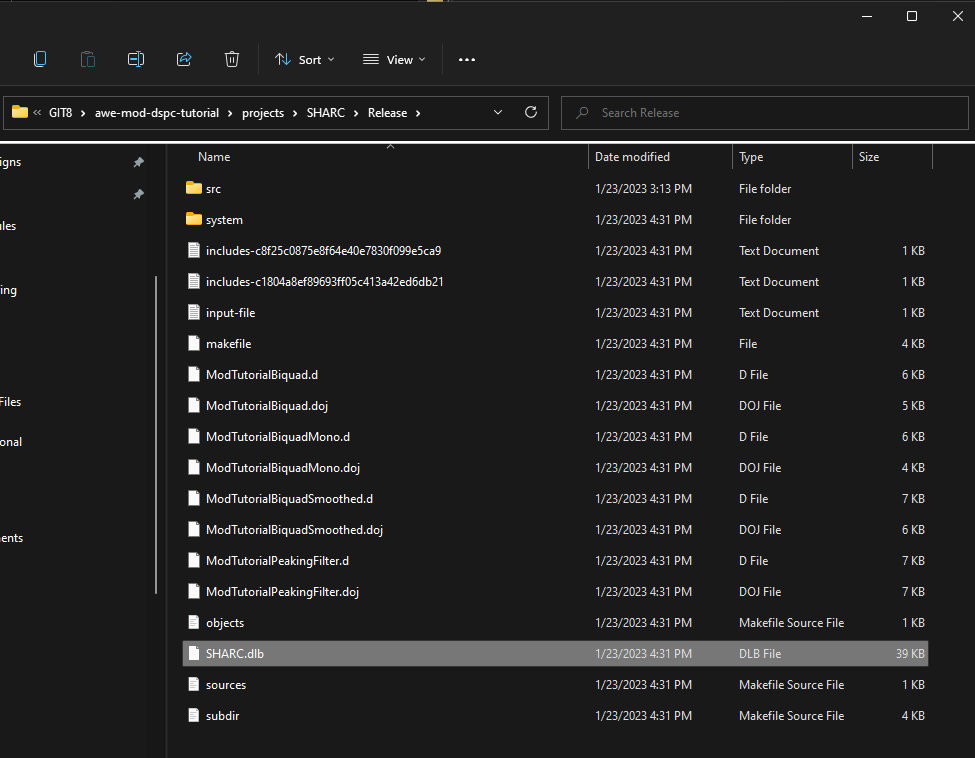 Deploying Custom Modules to SHARC (ADI-21569-SOM)
