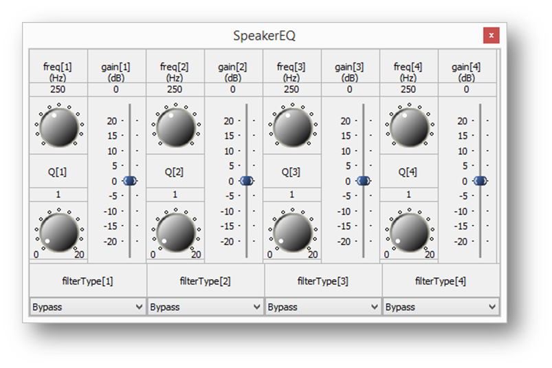 Loudspeaker Processing - Stereo Example